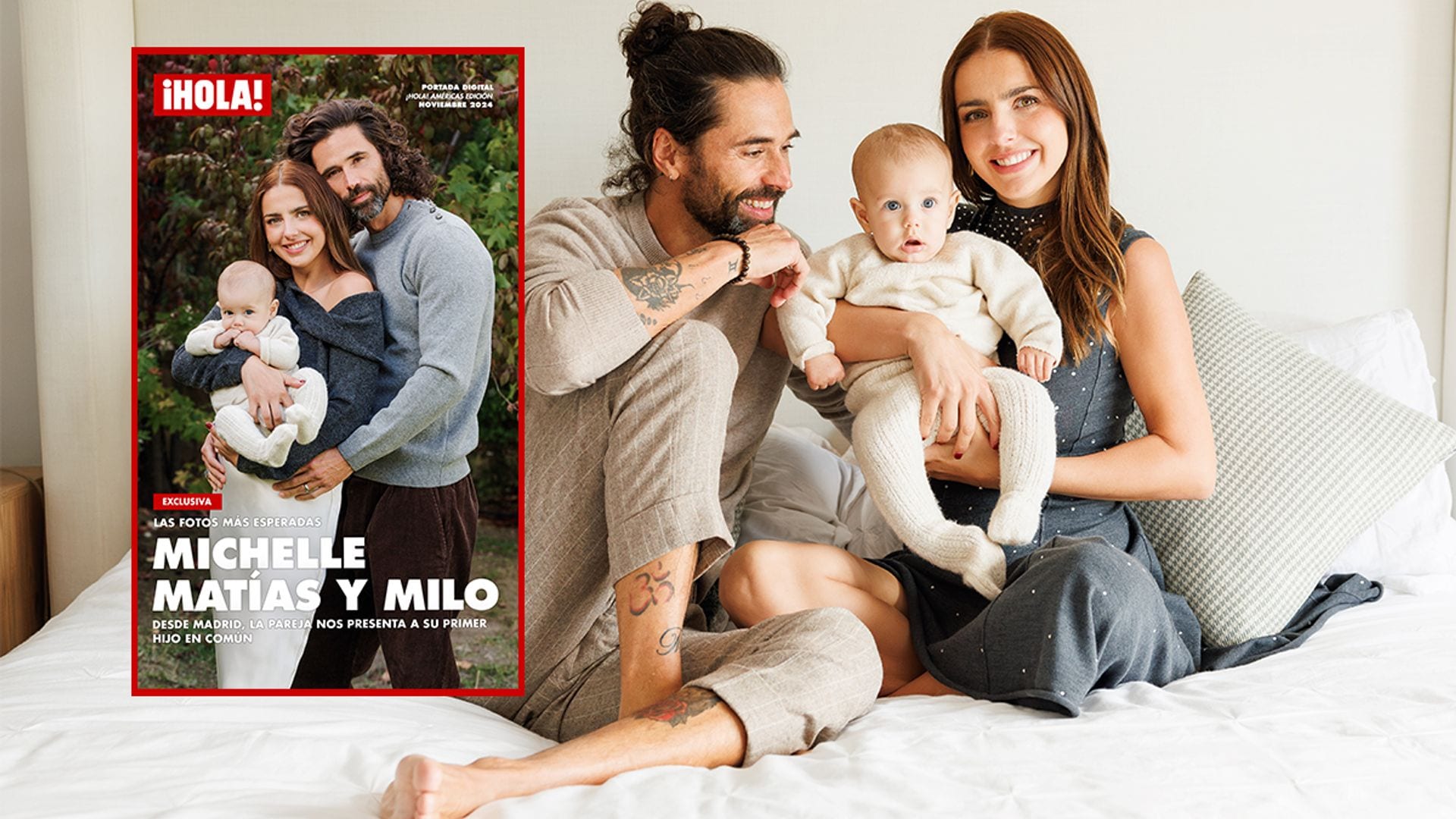 En ¡HOLA!, Michelle Renaud y Matías Novoa nos presentan a su primer hijo en común, Milo | ¡HOLA!