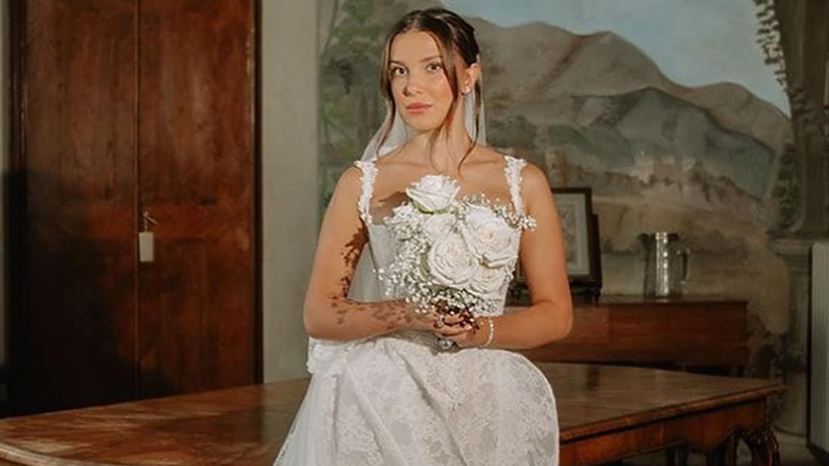 Millie Bobby Brown le da el 'sí, quiero' a Jake Bongiovi con un diseño ...