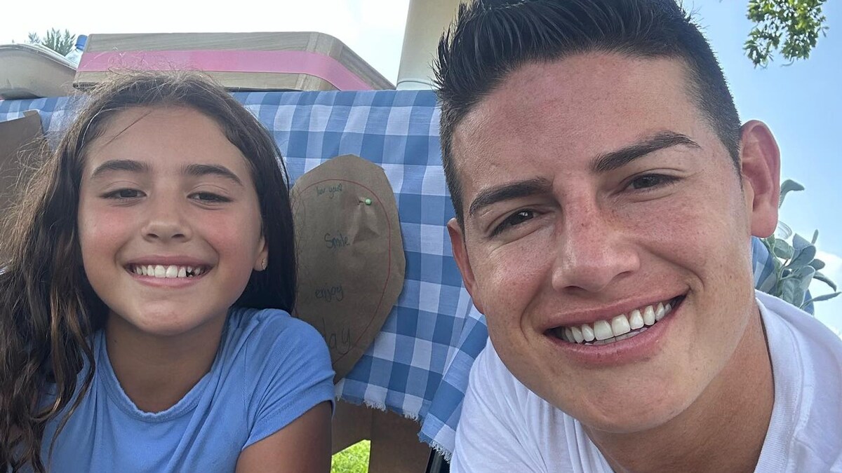 James Rodríguez y su hija Salomé, los más divertidos en Miami | ¡HOLA!