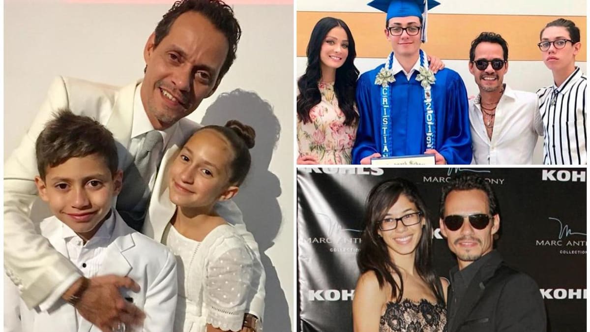 Los fuertes genes de Marc Anthony que predominan en sus hijos | ¡HOLA!