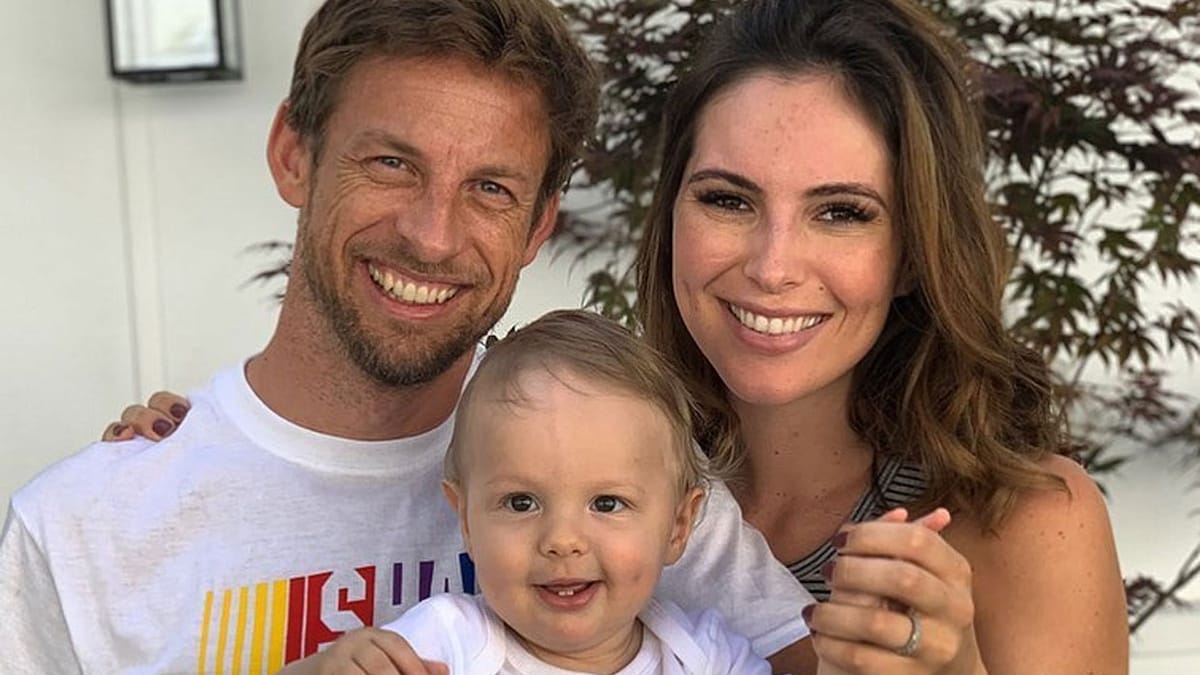 Jenson Button presume de hijo, un pequeño 'influencer' que se parece ...