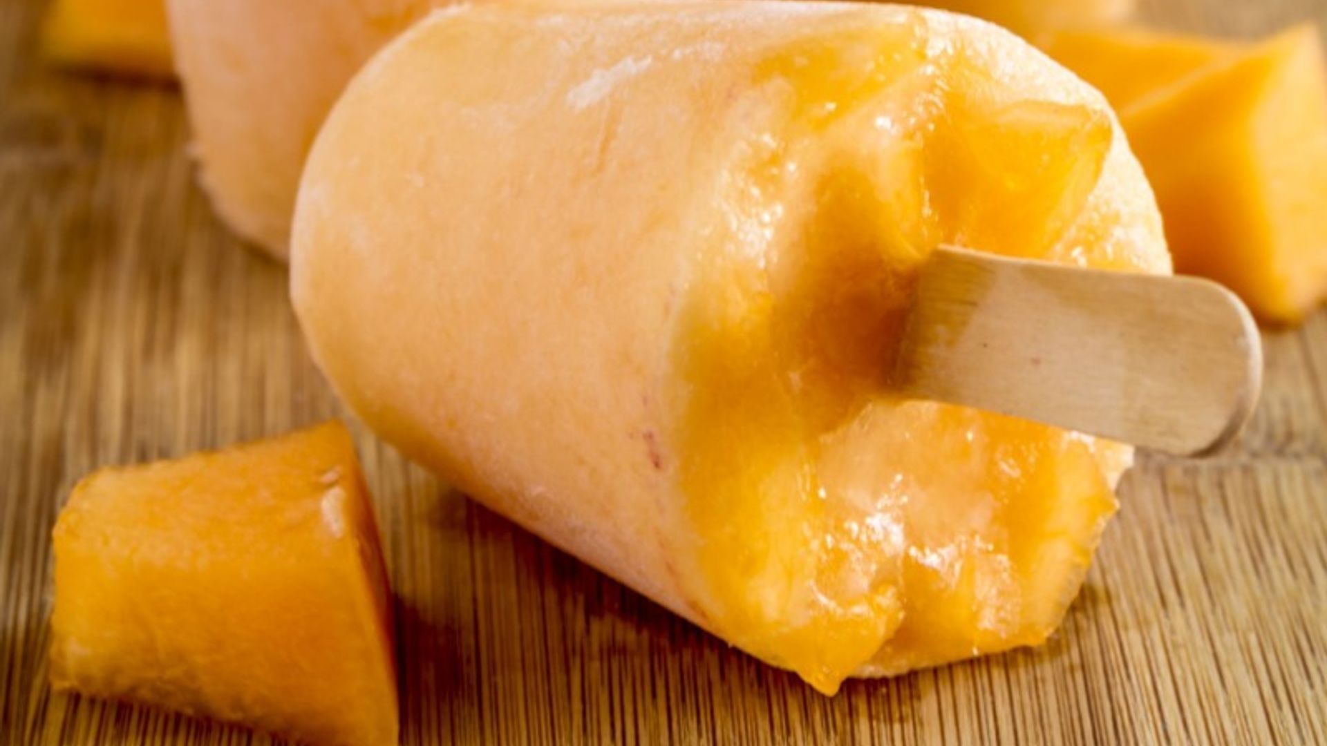 Receta fácil de helados de melón Cantaloup