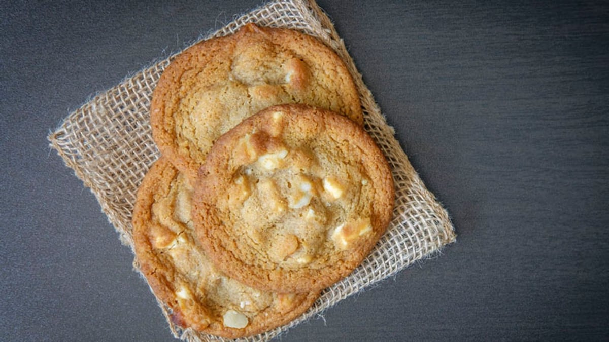 'Cookies' de chocolate blanco