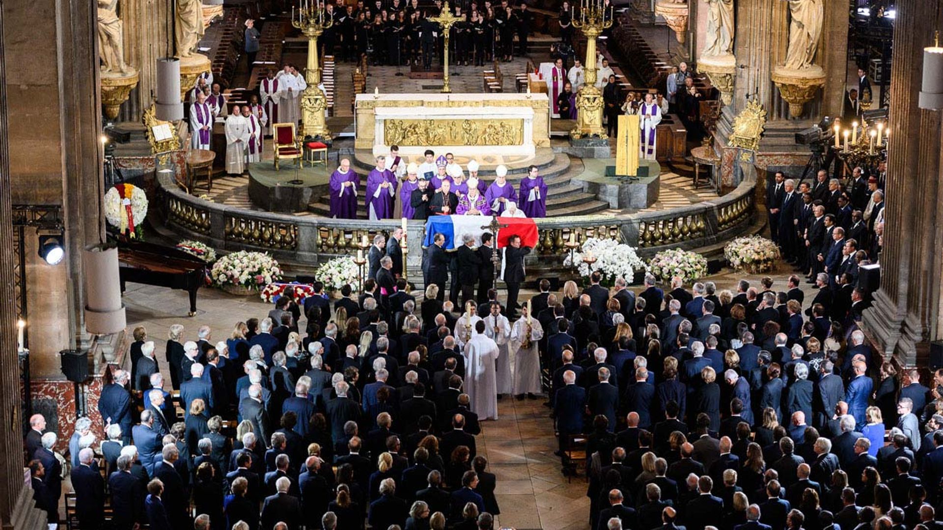 Asi fue el funeral de Jacques Chirac