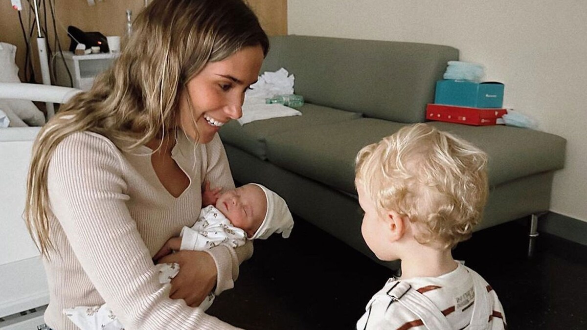 María Pombo: el adorable encuentro de su hijo Martin con su sobrina Matilda