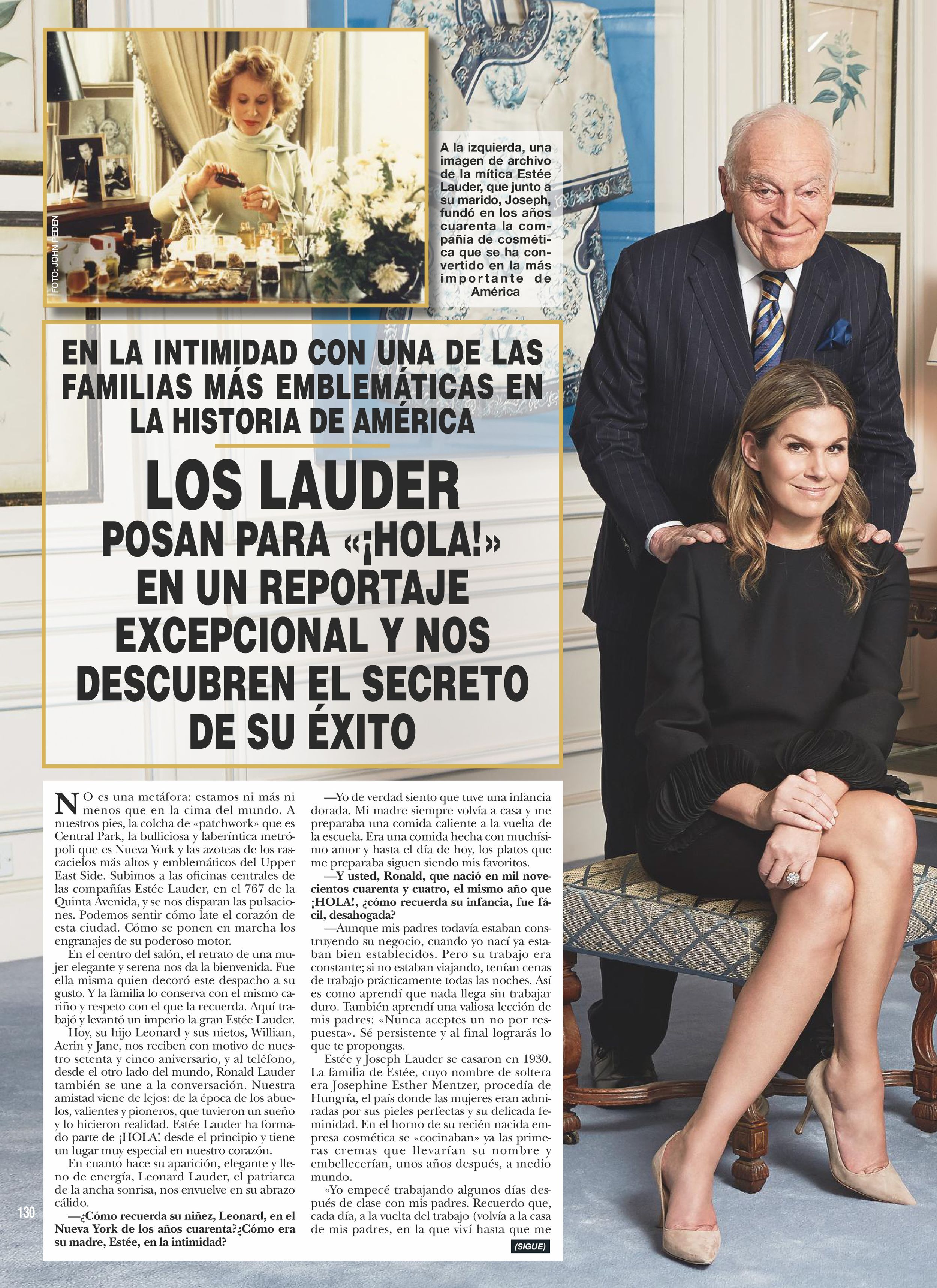 Cuando Leonard Lauder, el visionario que forjó un imperio de belleza ...