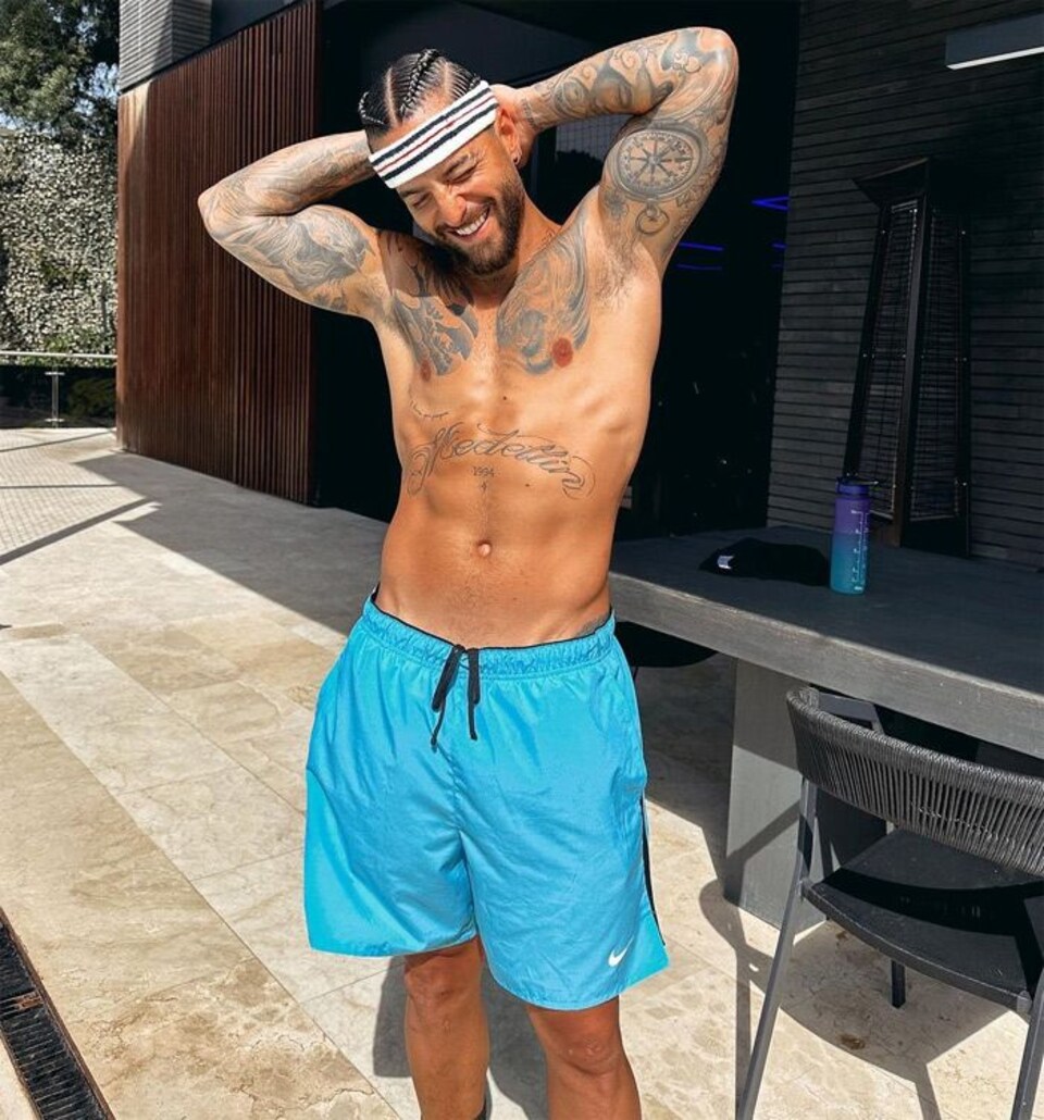 Maluma comparte las fotos que demuestran su espectacular cambio físico