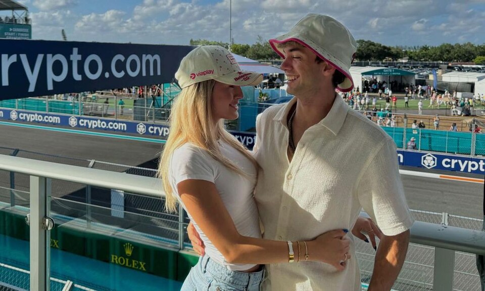 Christopher Levy y su novia, Ivy Puente, en la Fórmula 1 | ¡HOLA!