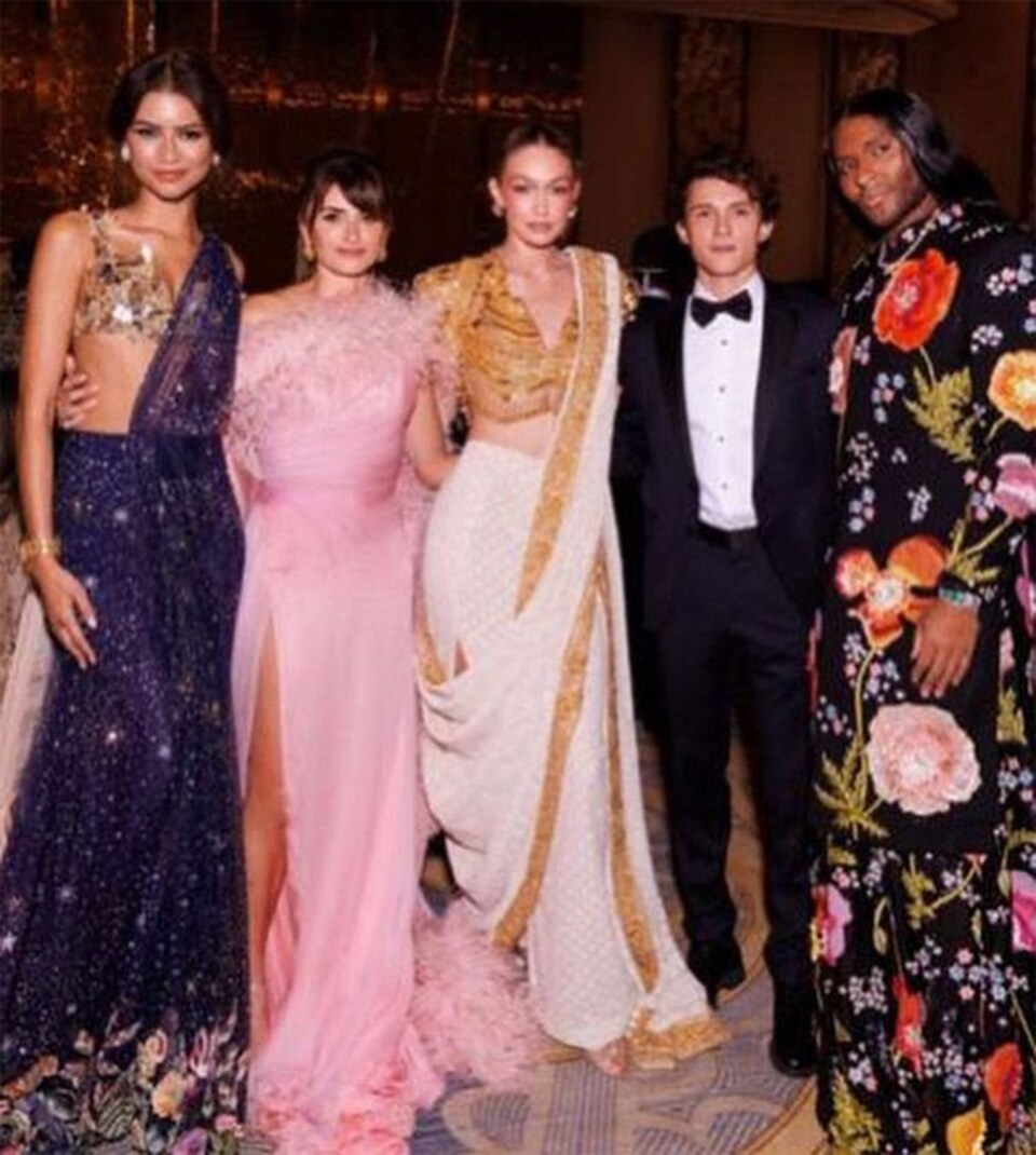 Penélope Cruz comparte imágenes inéditas en la India con Zendaya y Tom ...