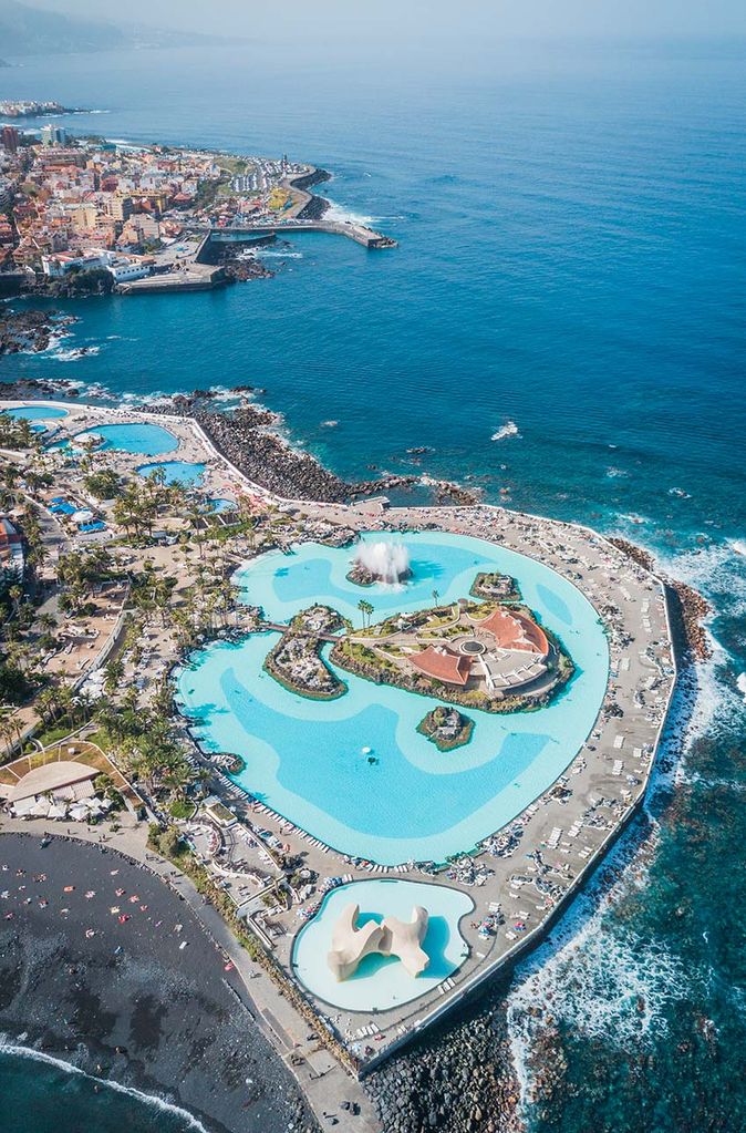 Elegantes Piscina Naturales En Tenerife Bild