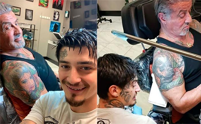Sly stallone tattoo - Bronctattooaus.com