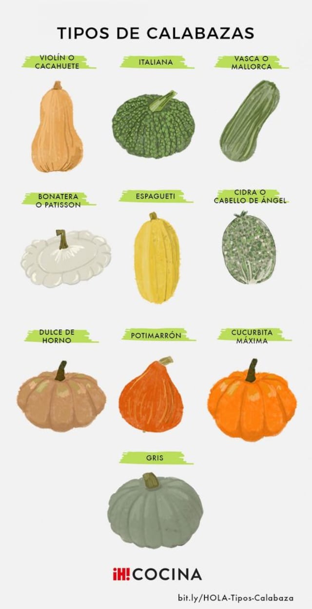 10 variedades de calabaza que tienes que conocer y cómo cocinarlas