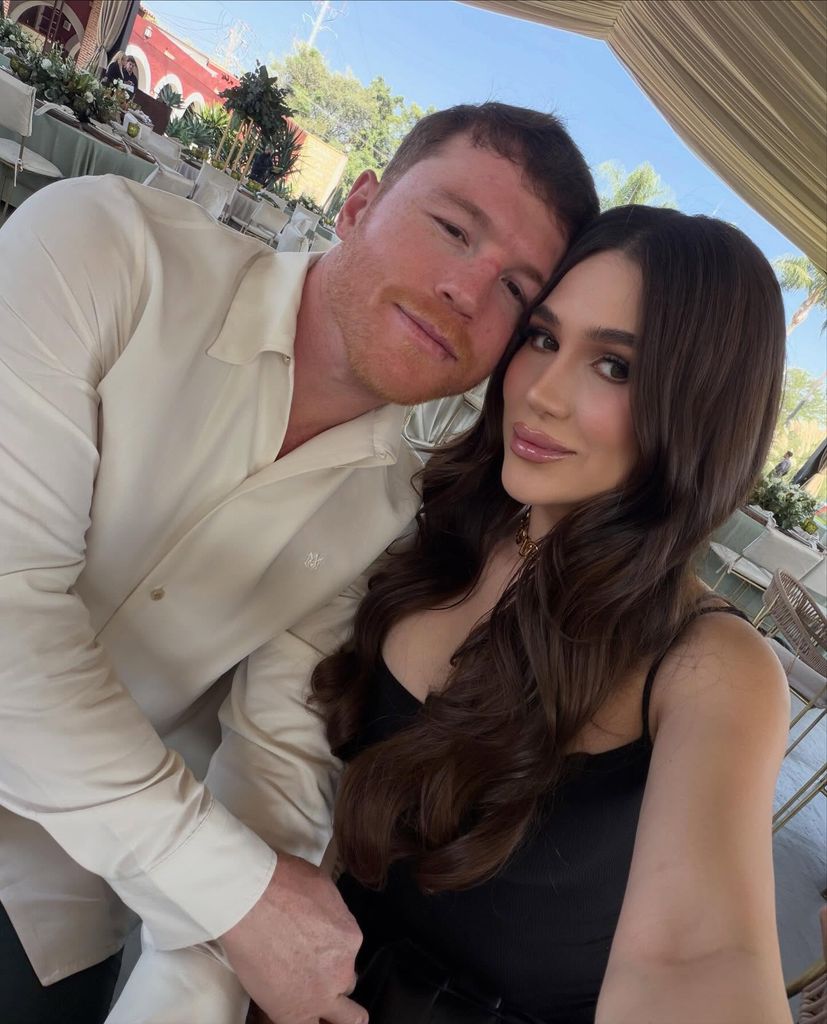 Saúl ‘Canelo’ Álvarez y su esposa Fernanda Gómez disfrutan en la playa ...