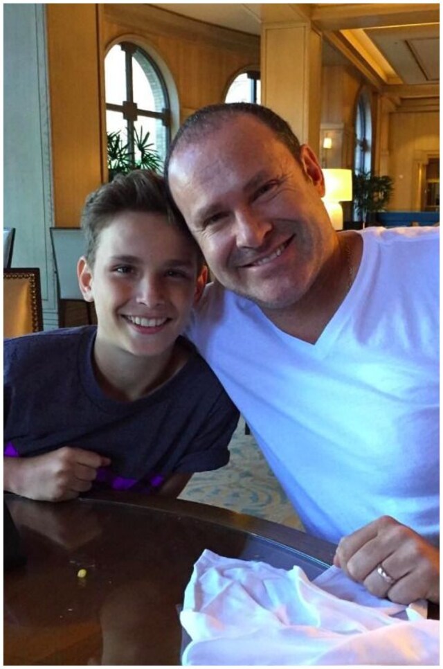 Alex, el hijo de Alan Tacher, está enorme y... ¡ya rebasó a su papá ...