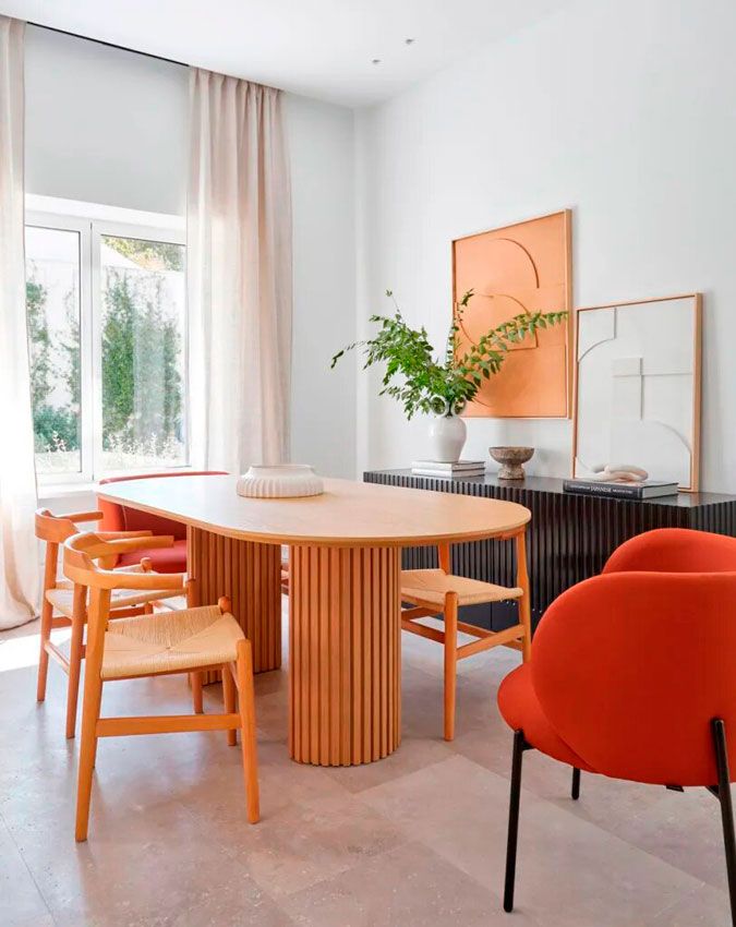 12 combinaciones de mesas y sillas de comedor que funcionan