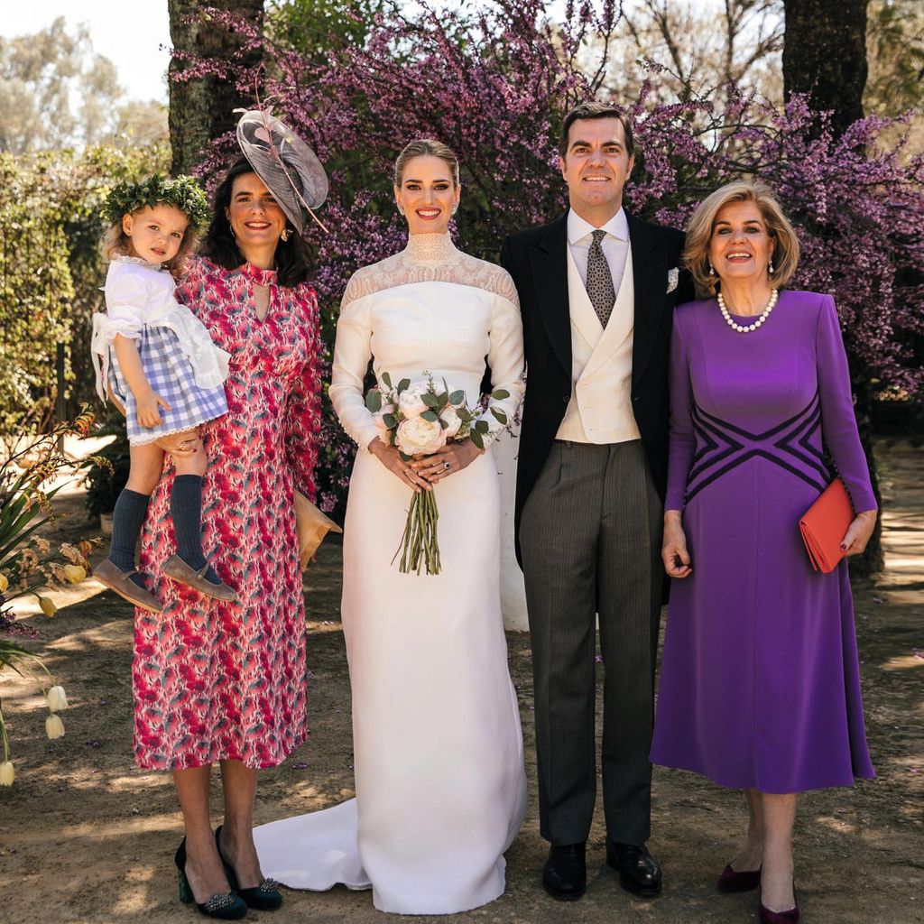 La elegante y divertida boda sevillana de Teresa Baca