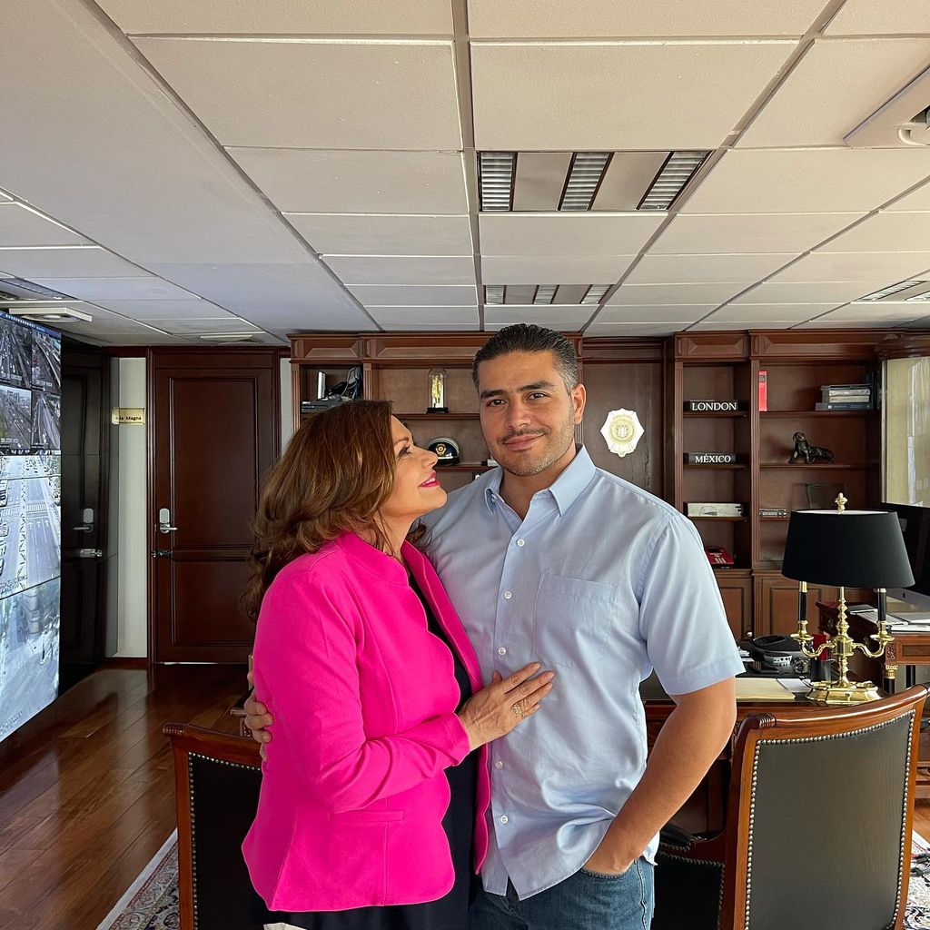María Sorté celebra el cumpleaños de su hijo, Omar García Harfuch, con ...