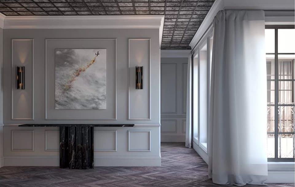 Consejos para instalar molduras en paredes y techos