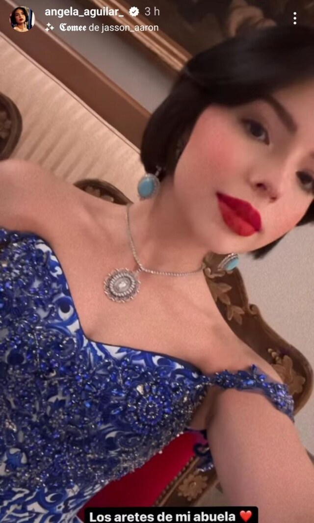 El look de Ángela Aguilar en su cita con la reina Sofía | ¡HOLA!