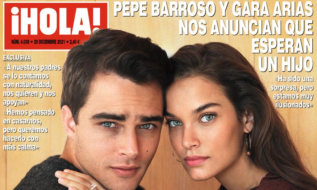 Pepe Barroso y su hijo Marco, en su posado más familiar