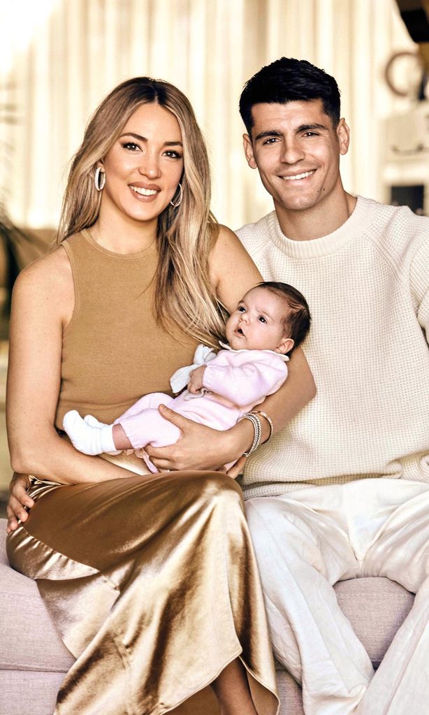 Alice Campello y Álvaro Morata nos presentan a su hija Bella