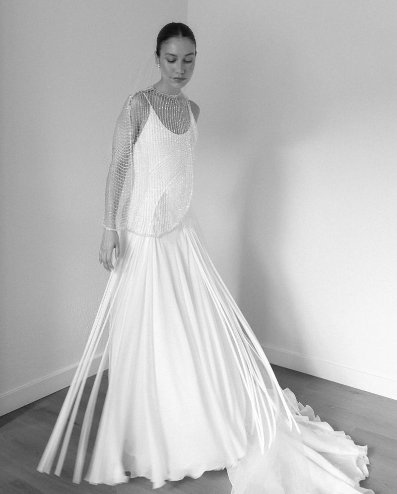 El original vestido de novia que Melissa Villarreal ha lucido con ...