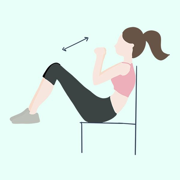 Ejercicios sentada en una silla: la rutina de 10 minutos que completas ...