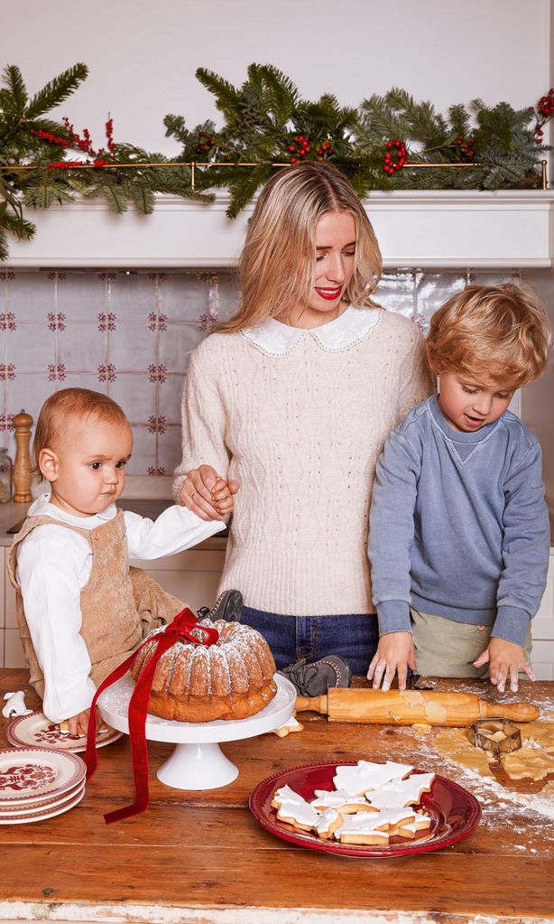 Lulu Figueroa y sus hijos, Ciro y Lucio, nos dan la bienvenida a la Navidad