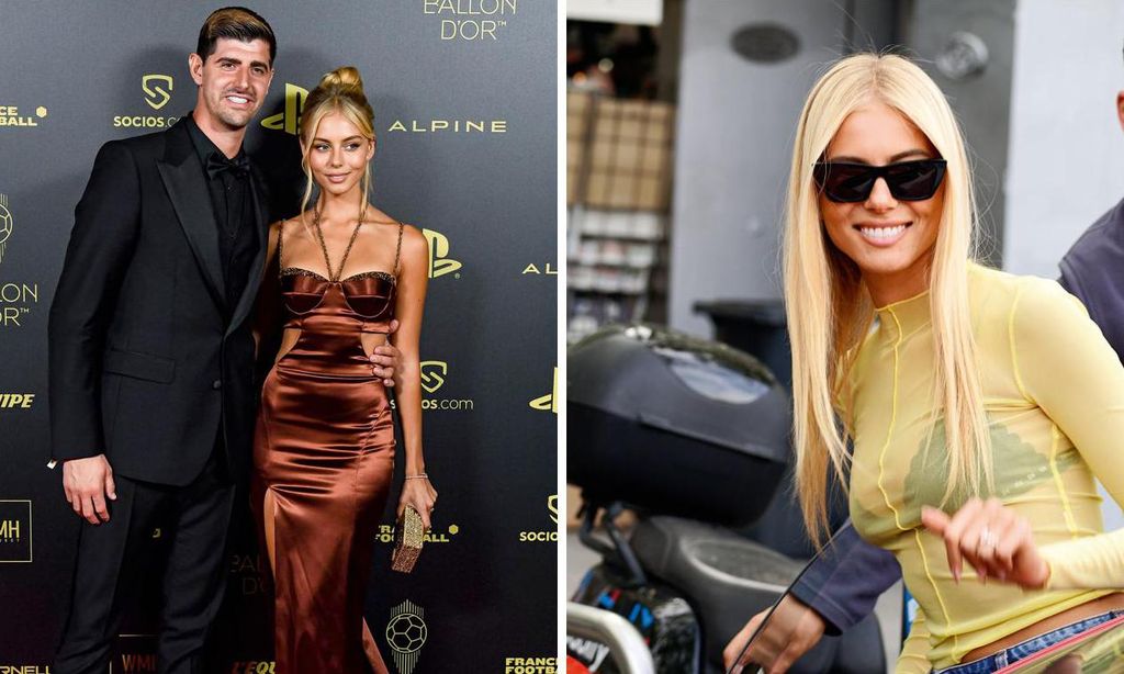 Mishel Gerzig: el look más atrevido de la novia de Courtois