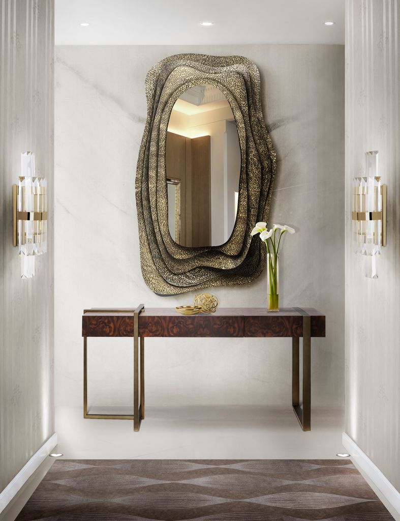 Espejos de pared y muebles: 10 ideas que combinan a la perfección