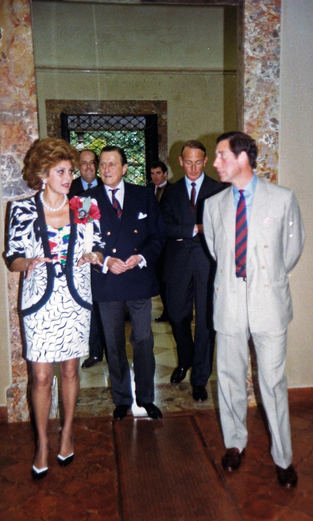 La baronesa Thyssen recuerda cuando Carlos de Inglaterra llegó en avión