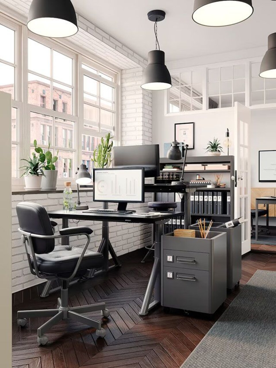 Descubre cómo es la iluminación perfecta para la zona de escritorio