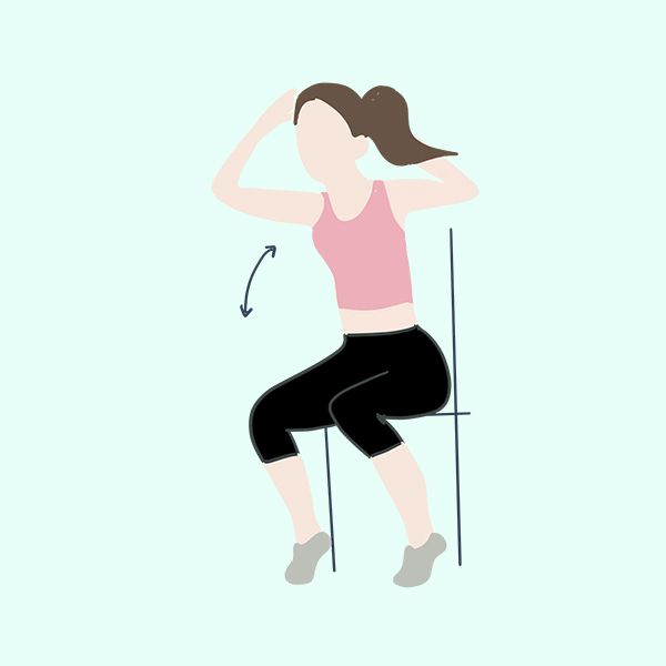 Ejercicios sentada en una silla: la rutina de 10 minutos que completas ...
