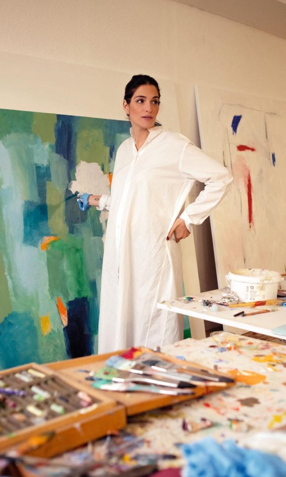 Inés Salinas: el hogar-estudio en Sevilla donde crea su arte