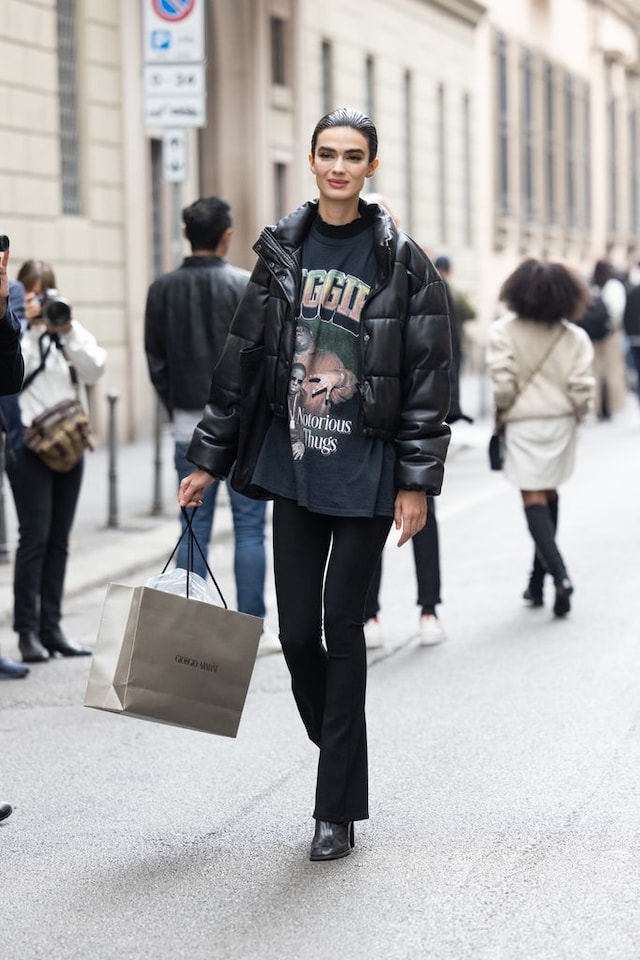 Los looks de las modelos fuera de pasarela son todo lo que necesitas ...