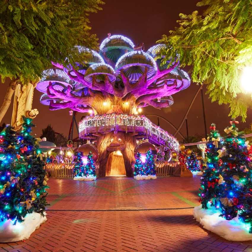 Parques temáticos donde se vive la Navidad