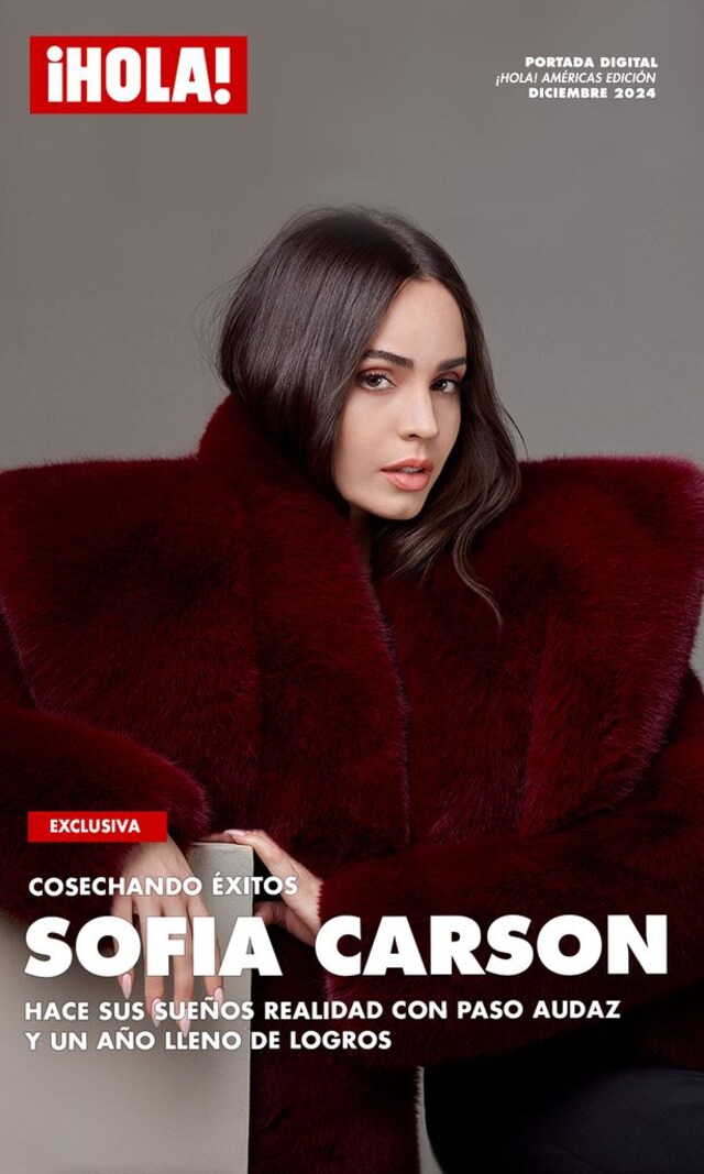 Sofia Carson, con paso audaz, cierra un año de hitos y sueños hechos realidad [Exclusiva] | ¡HOLA!