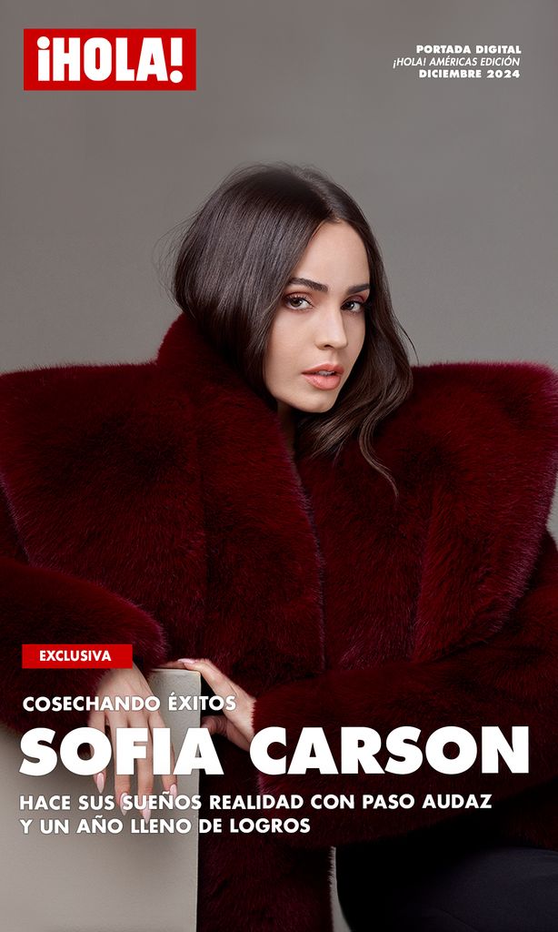 Sofia Carson, con paso audaz, cierra un año de hitos y sueños hechos ...