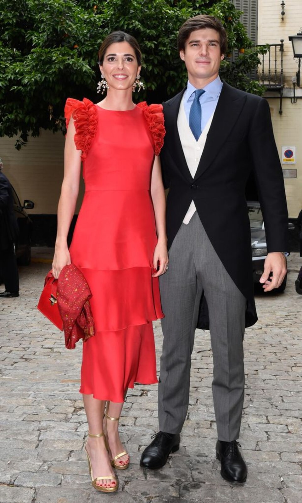 Belén Corsini y su último look de invitada al detalle