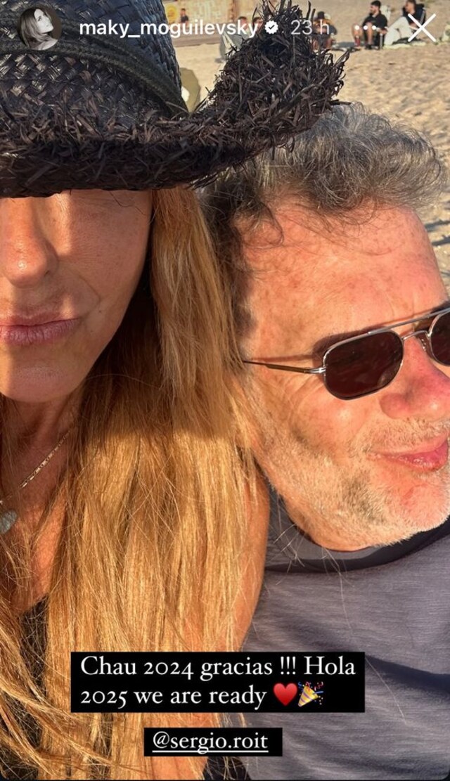 Maky sorprende al posar enamorada junto a su novio para recibir el 2025 ...