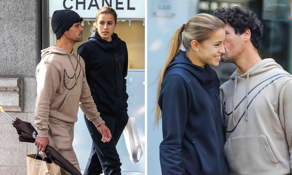 Miguel Abellán, paseo con su amiga novillera Olga Casado