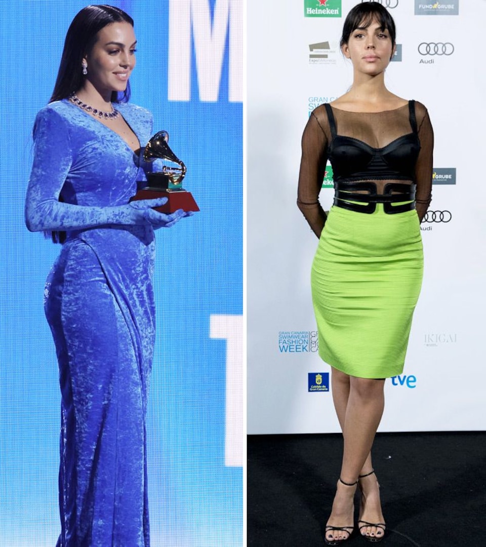 Georgina Rodríguez: el antes y el después de su imagen en el día de su ...