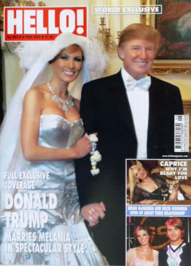 Las fotografías exclusivas de la boda de Donald y Melania Trump en el día de su aniversario