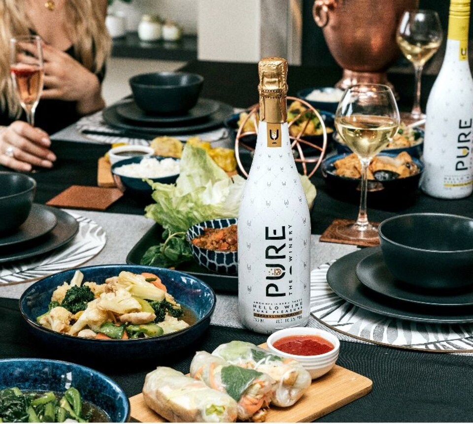 Vino sin azúcar y vegano: The Pure Winery