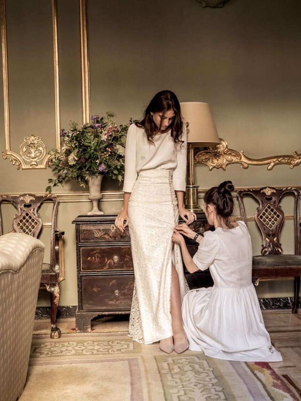 Alejandra Svarc diseña la falda de las novias que no quieren llevar vestido