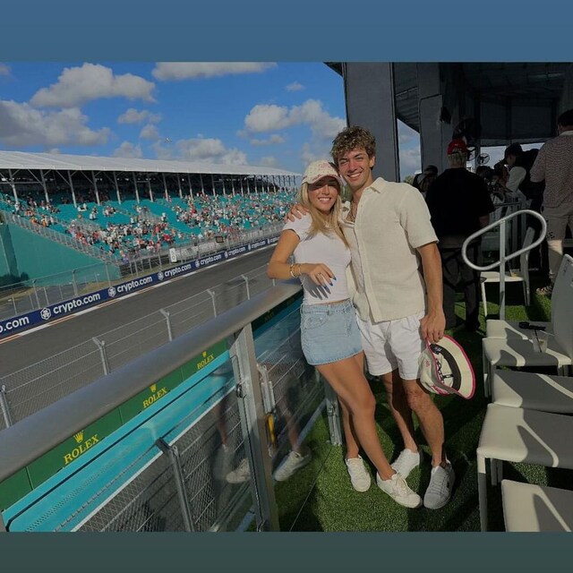 Christopher Levy y su novia, Ivy Puente, en la Fórmula 1 | ¡HOLA!