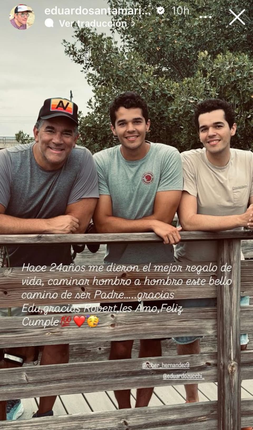 Eduardo Santamarina e Itatí Cantoral celebran el cumpleaños 24 de sus ...