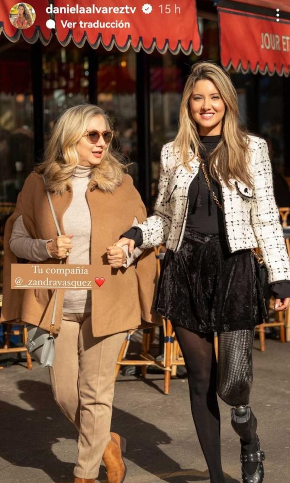 Daniela Álvarez deslumbra a su paso por París | ¡HOLA!