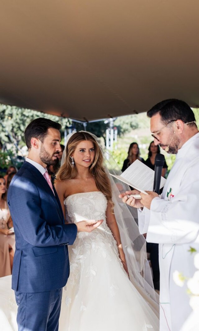 La boda del futbolista Bernardo Silva (Manchester City) con Ines Degener