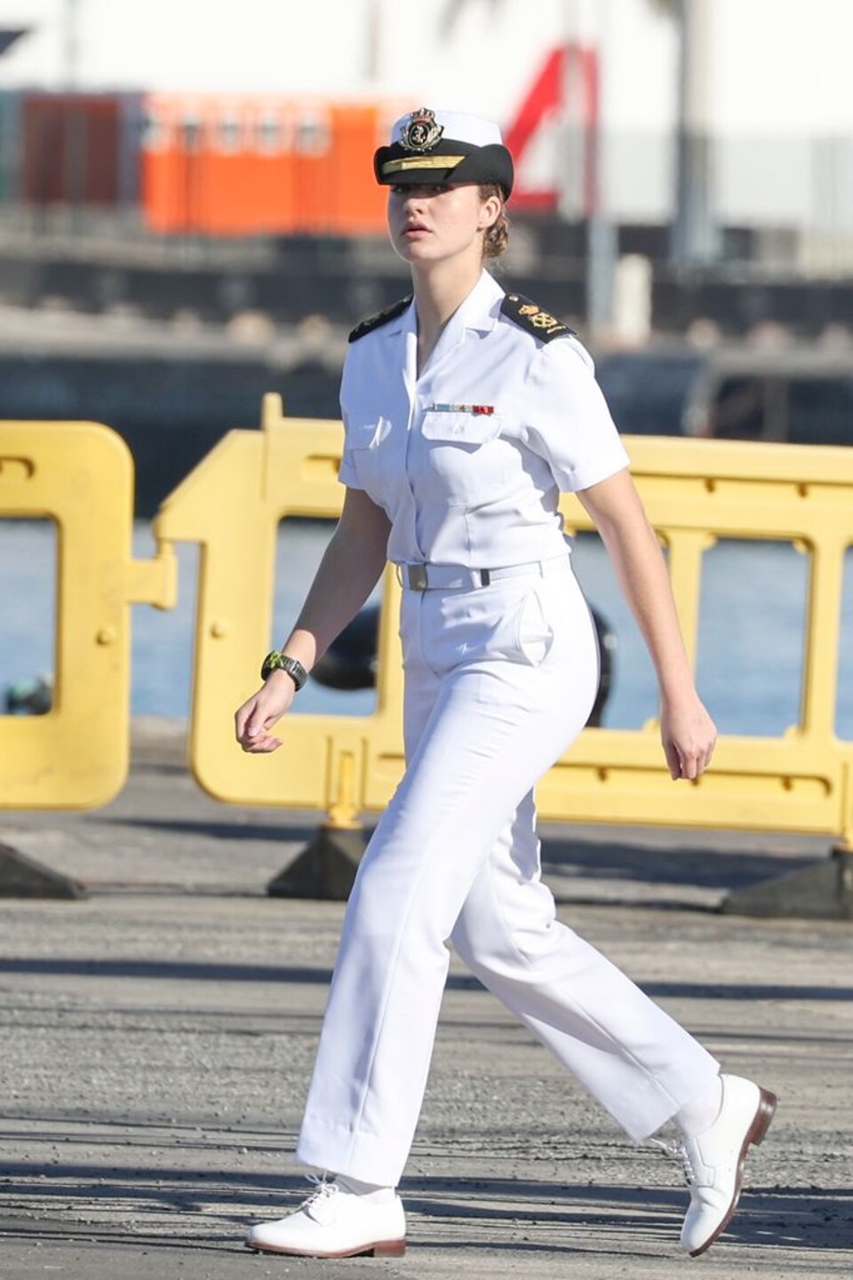 La princesa Leonor, a bordo del 'Elcano', llega a Las Palmas, último ...